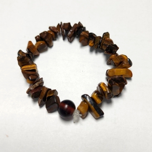 Hand Crafted | Jewelry | Handmade Brown Stone Bracelet | Poshmark